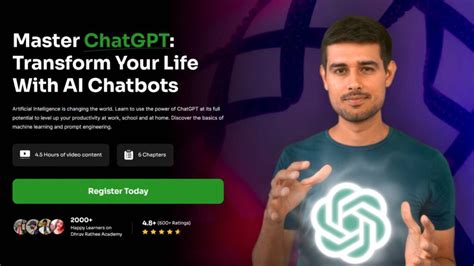 Dhruv Rathee Master Chatgpt Transform Your Life With Ai Chatbots