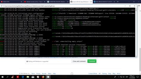 Issue With The App Ethereum Wallet Issue Ethereum Mist GitHub