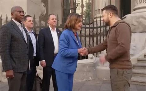 აშშ ის წარმომადგენელთა პალატის სპიკერი ნენსი პელოსი კიევში ჩავიდა