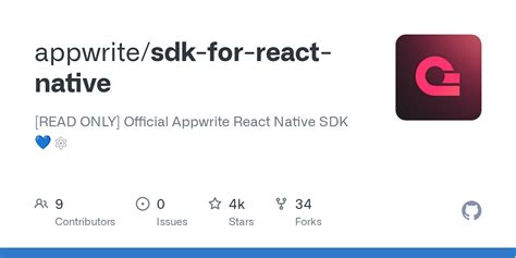 GitHub Appwrite Sdk For React Native READ ONLY Official Appwrite React Native SDK