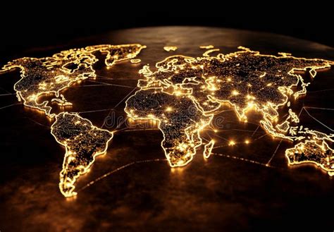 The Global Connections Between Countries Are Represented By Vibrant