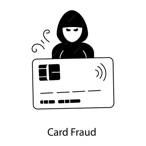 Premium Vector Card Fraud Icon Designed In Line Style