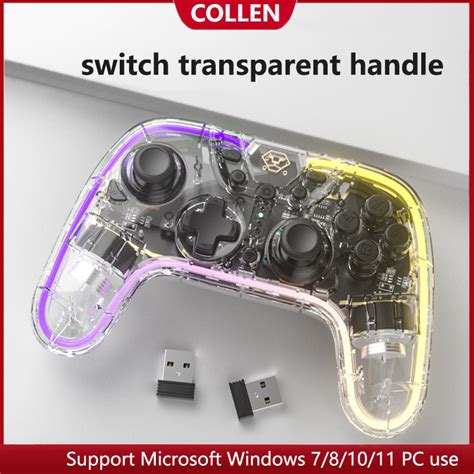 Switch Transparent Gamepad Switch Pro Bluetooth Wireless Gamepad Kingdom Tears Oled Lite Gamepad
