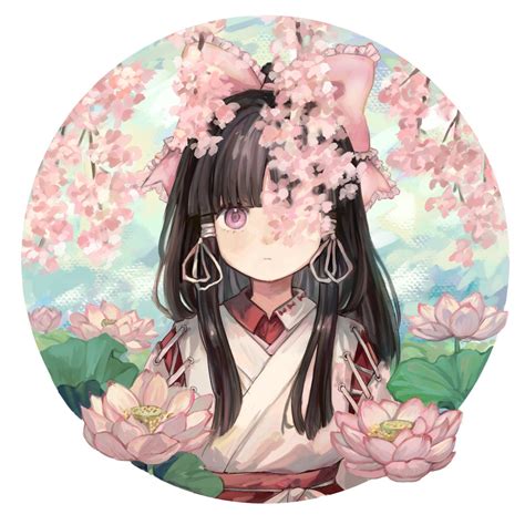 Hakurei Reimu Touhou And 1 More Drawn By Sasami Shiroi Fuwafuwa