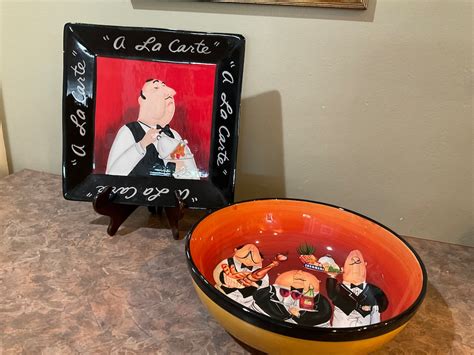 Tracy Flickinger Certified International Dinner Is Served” Waiter Square Serving Tray Or