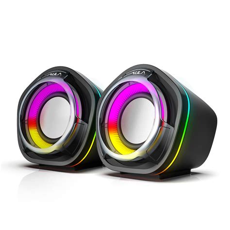 AULA N Wired RGB Gaming Speakers