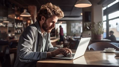 download man laptop computer royalty free stock illustration image