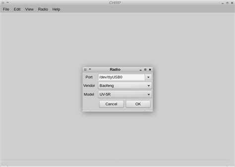 Baofeng Uv 5r Programming On Linux Life Of A Geek Admin