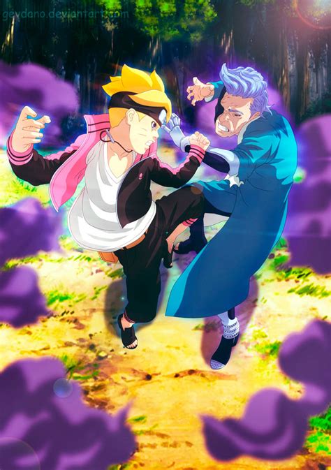 Boruto Vs Ao Manga Coloring By Gevdano On Deviantart