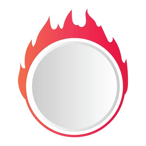 Modern Gradient Fire Frame 42404589 Vector Art At Vecteezy