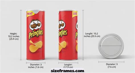 Pringles Can Dimensions Size Height Length And Diameter