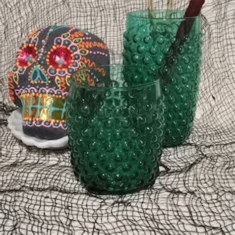 Hobnail Glasses Etsy