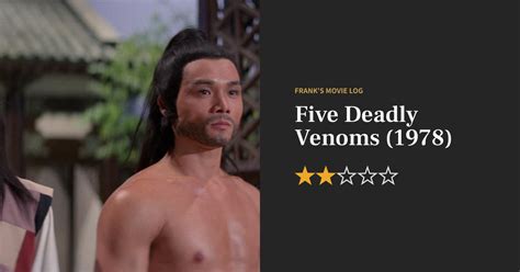 Five Deadly Venoms Movie Review 1978 Franks Movie Log