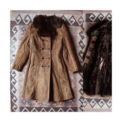 Faux Shearling Afghan Coat Faux Sheepskin Coat Bohe Gem