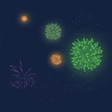 Happy New Year 2021 Animated Fireworks 