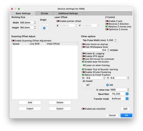 Laser Not Firing In Frame Mode Or Manual Fire Lightburn Hardware Compatibility Lightburn