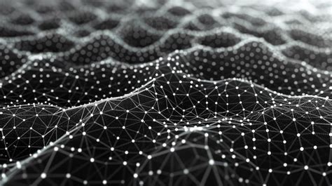 Abstract Network Structure And Topographic Map Composition Premium Ai Generated Image