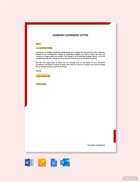 Free Editable Statement Templates In Pdf To Download