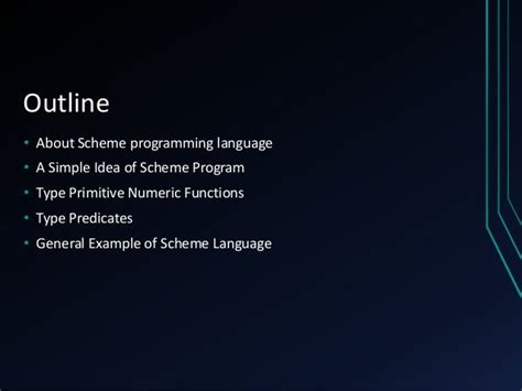 Scheme Programming Language