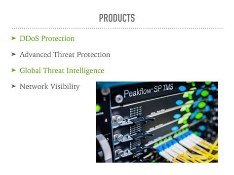 Eecs 441 Company Presentation Arbor Networks Ppt