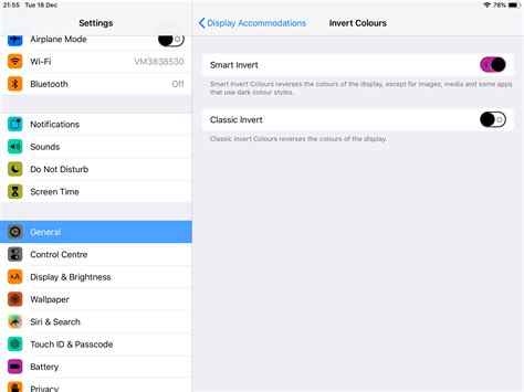 Invert Screen Colours Smart Invert Available For The IPhone IPad AstroConnexions