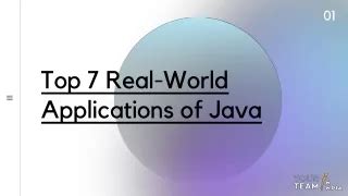 PPT Top Applications Of Java With Real World Examples PowerPoint Presentation ID