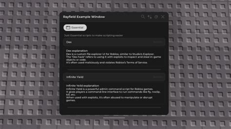 Universal Script Exunys ESP Roblox Scripts ScriptBlox