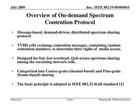 Ppt On Demand Spectrum Contention A Scalable And Fair Spectrum