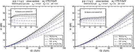 Figure 2 From Qcd Corrections In Tq γ Production At Hadron Colliders Qcd Corrections In Tq