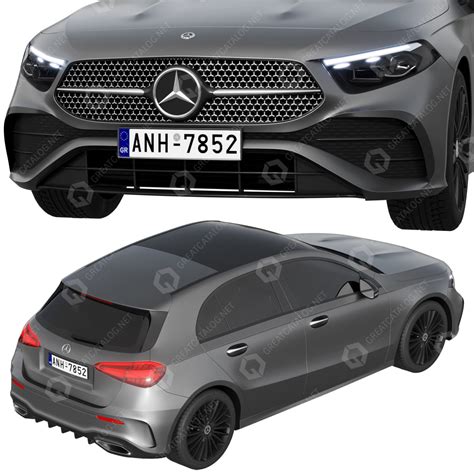 Car Mercedes Benz A Class Amg 2023 3d Model Greatcatalog 29101