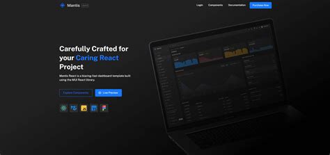 Mantis React Admin Dashboard Template Peerlist