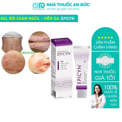 Epicyn Gel Bôi Viêm Da Cơ địa Chàm Ngứa Dị ứng Viêm Da Tiết Bã