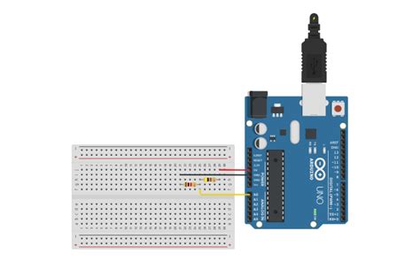 circuit design arduino ohm meter tinkercad
