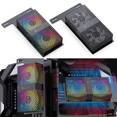메모리 방열판 4 핀 Pwm 듀얼 5020 팬 3600rpm Pc 냉각 라디에이터 Ddr4 Ddr5 티몬
