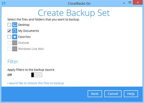 Step 3 Backup Cloud Backup And Recovery Solutions Cloudbacko