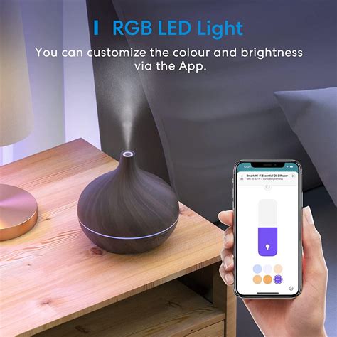 Meross Smart Wifi Essential Oil Diffuser Apple Homekit Alexa