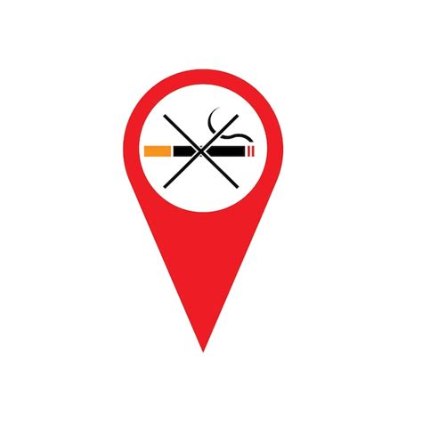 Premium Vector No Smoking Icon Vector Logo Template Illustration Design