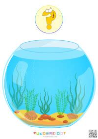 Activity Sheet Aquarium Printable PDF For Play And Learn