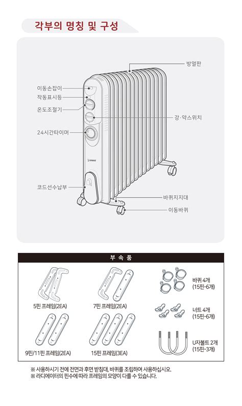 품명 및 모델명