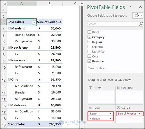 Excel Pivot Table Example 11 Different Case ExcelDemy