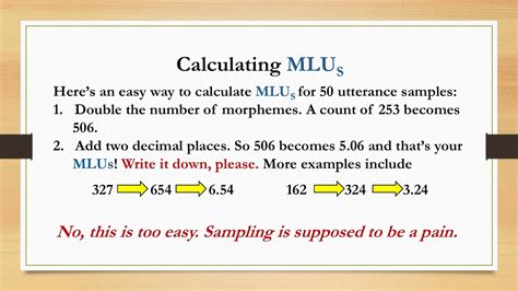 How To Count Mlu Sparkhouse