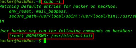 Cpulimit Privilege Escalation Linux HackNos CTF SUDO Cpulimit