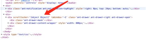 When Drawer Is Open You Can Scroll The Body Of Main Content · Issue 28391 · Ant Designant