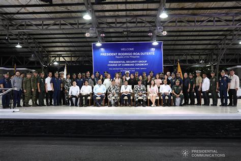 President Rodrigo Roa Duterte Poses For Posterity With Some Of The Distinguished Guests During