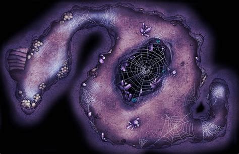 Free Phase Spider Lair Ttrpg Battlemap Series — Tom Cartos