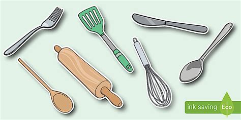 Baking Utensils Cut Outs ティーチャーメイド