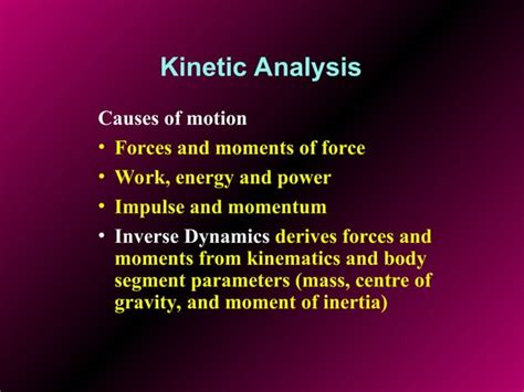 Gait Analysis Methods Temporal Analysis Kinematic Kinetic Analysis Ppt