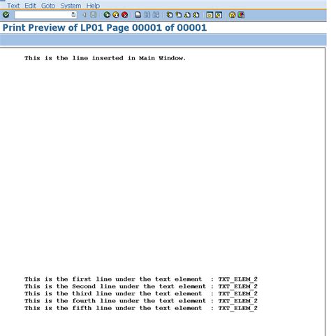 Text Element Use SAPCODES