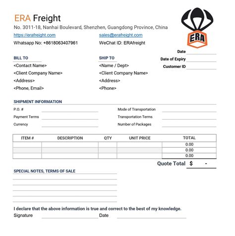Lets Get To Know The Shipping Documents Better Erafreight